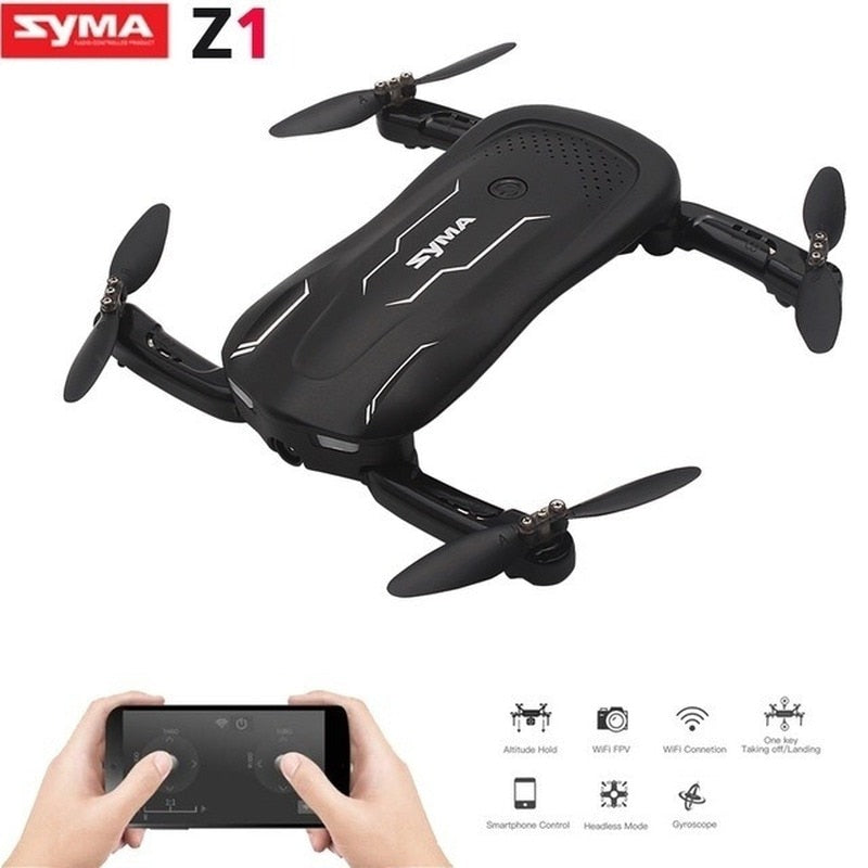 SYMA Z1 RC Drone with HD Camera FPV Real Time Altitude Hold Optical Fl ...